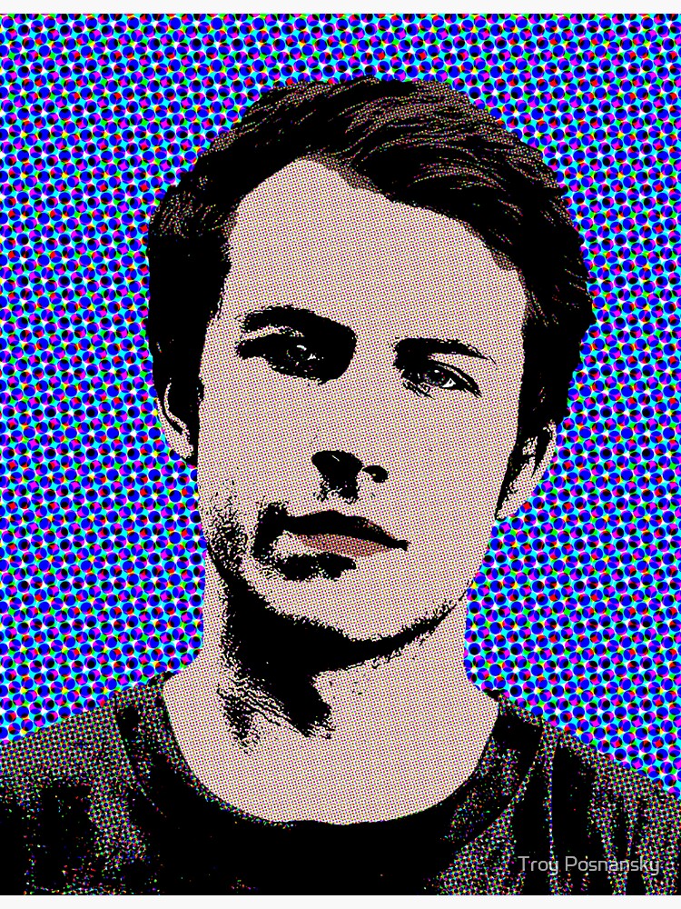 "Wallows Dylan Minnette style pop art" Sticker by troypos10 | Redbubble