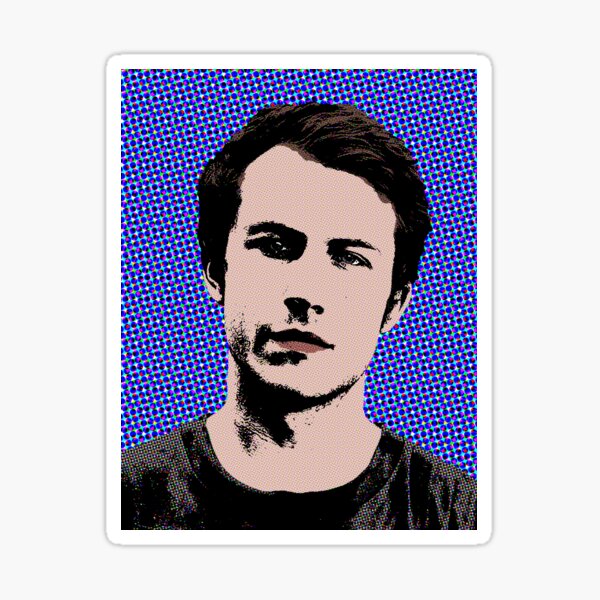 "Wallows Dylan Minnette style pop art" Sticker by troypos10 | Redbubble