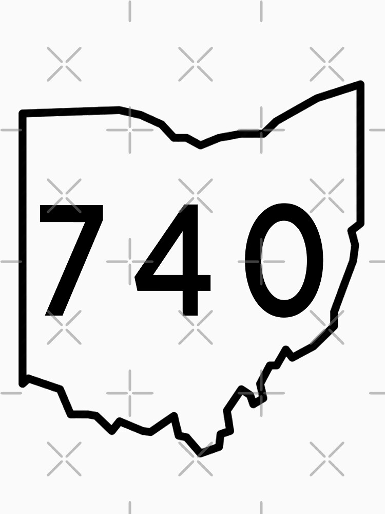 "740 Area Code Athens Ohio" T-shirt by MRGIFTIES | Redbubble | 40 t ...