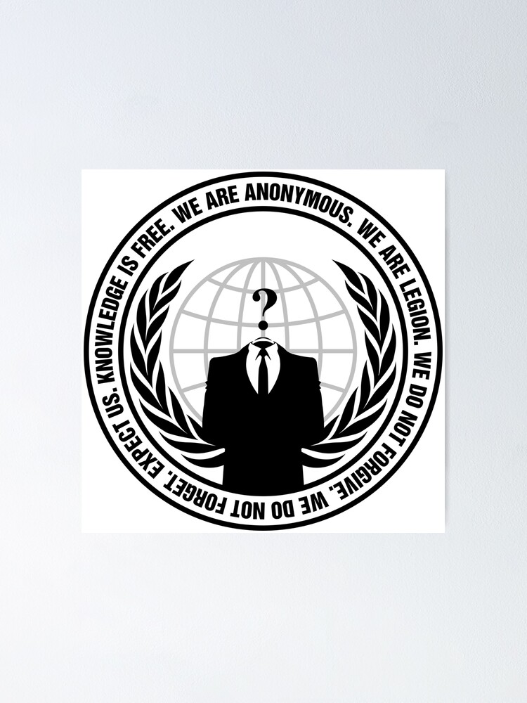 "Anonymous" Poster for Sale by noupui | Redbubble