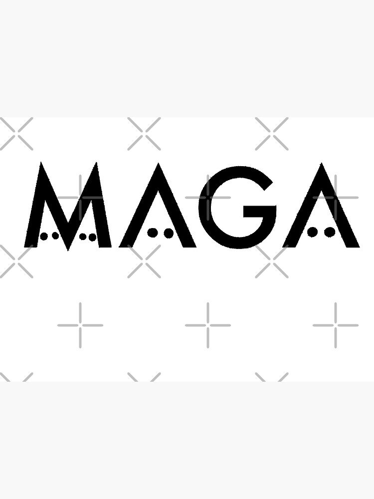 "MAGA BLACK LOGO" Art Print for Sale by MagaCollection | Redbubble