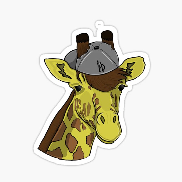 "G-Raffe" Sticker for Sale by MelenierDesigns | Redbubble