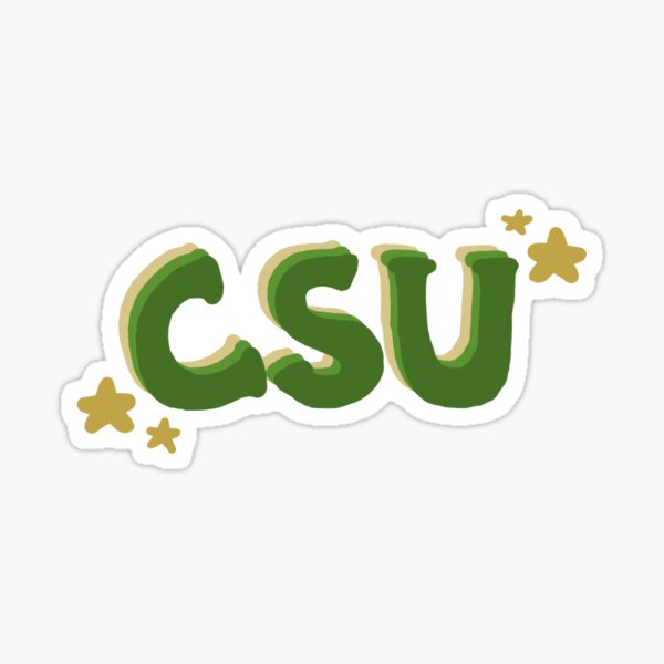 "Colorado State University - CSU Star Design" Sticker for Sale by ...