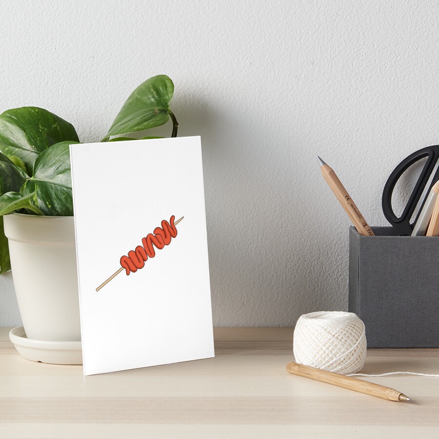 "Isaw" Art Board Print for Sale by Sofiaibarra03 | Redbubble