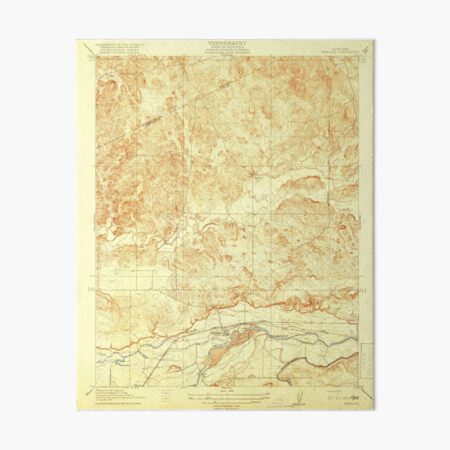 "Snelling, CA from 1918 Vintage Map - High Quality" Art Board Print for ...