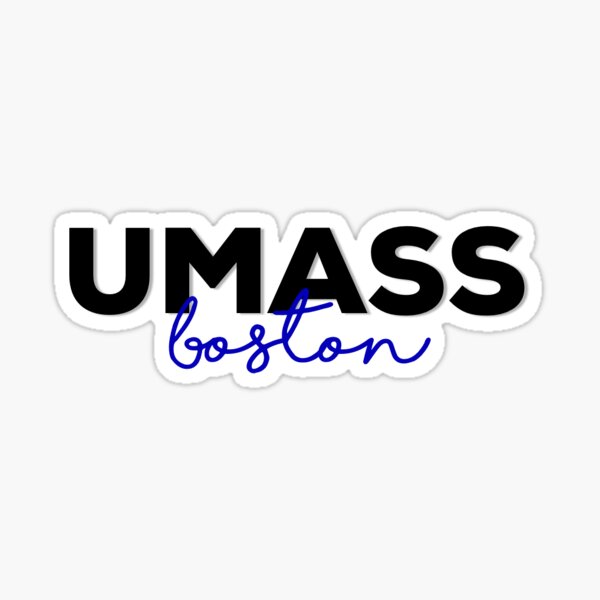 Umass Boston Sticker For Sale By Ahp00 Redbubble