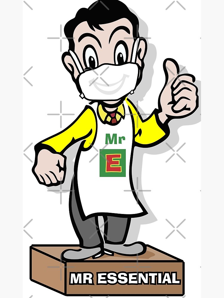"4 Square Man, Mr Essential" Poster for Sale by Kiwidom | Redbubble