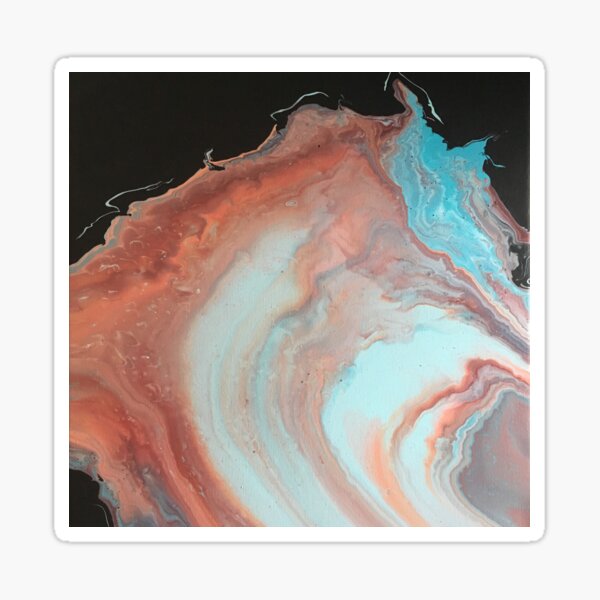 "Pastel pink geode" Sticker for Sale by TurtleDoveArt | Redbubble