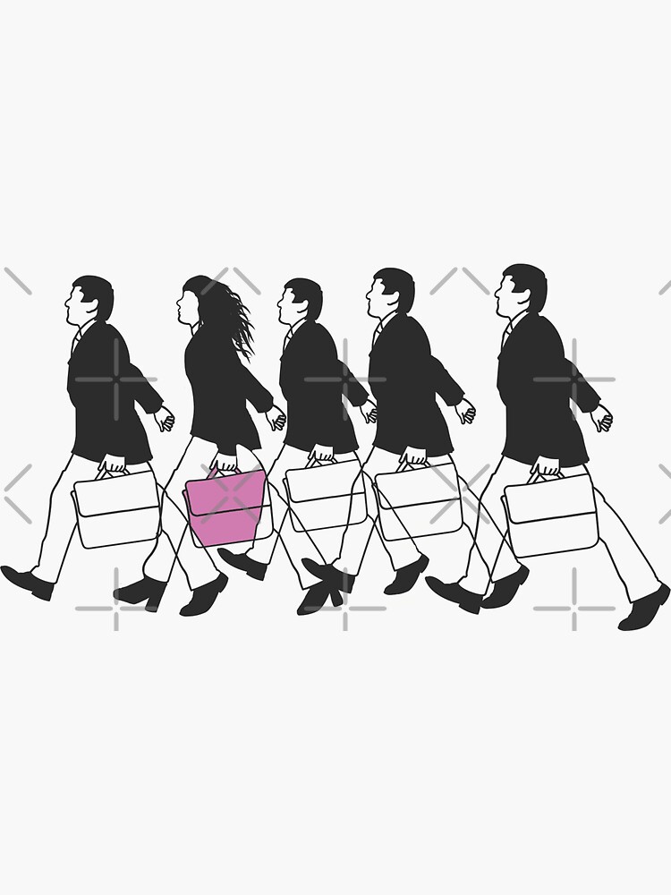 "Women in the workforce" Sticker by Faithskinny | Redbubble