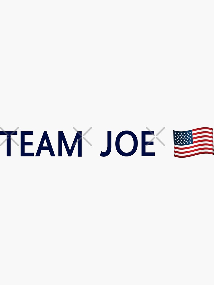 "Team Joe Campaign 2020" Sticker for Sale by Dang-Hippie | Redbubble