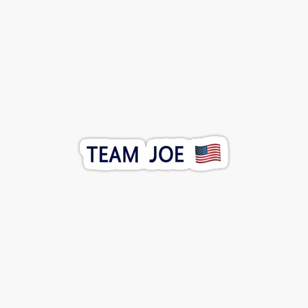 "Team Joe Campaign 2020" Sticker for Sale by Dang-Hippie | Redbubble