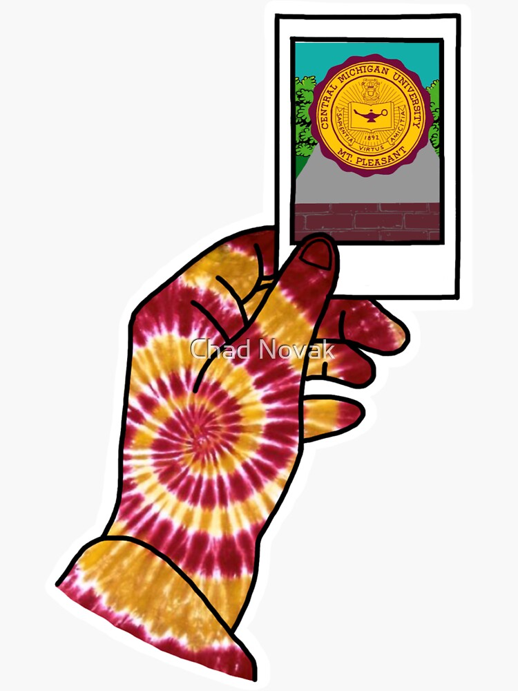 "Central Michigan University (CMU) Polaroid" Sticker by chadnovak04 ...