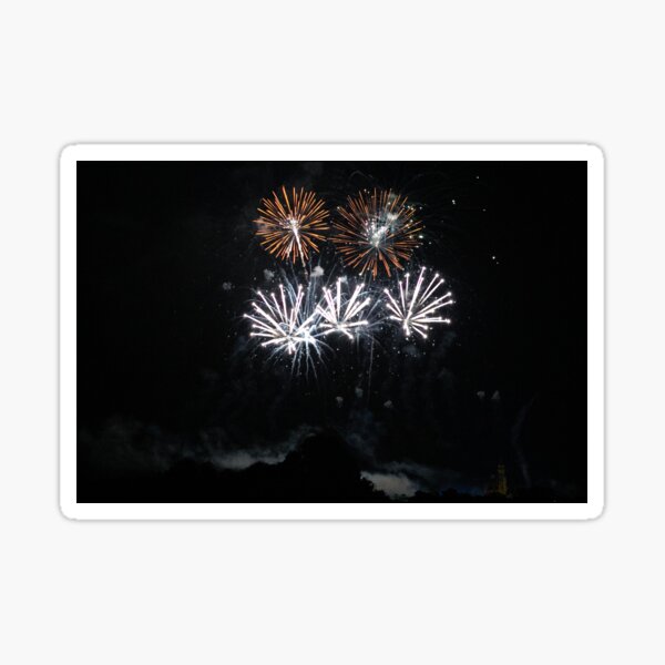 "Fireworks" Sticker by jacklynkrol | Redbubble