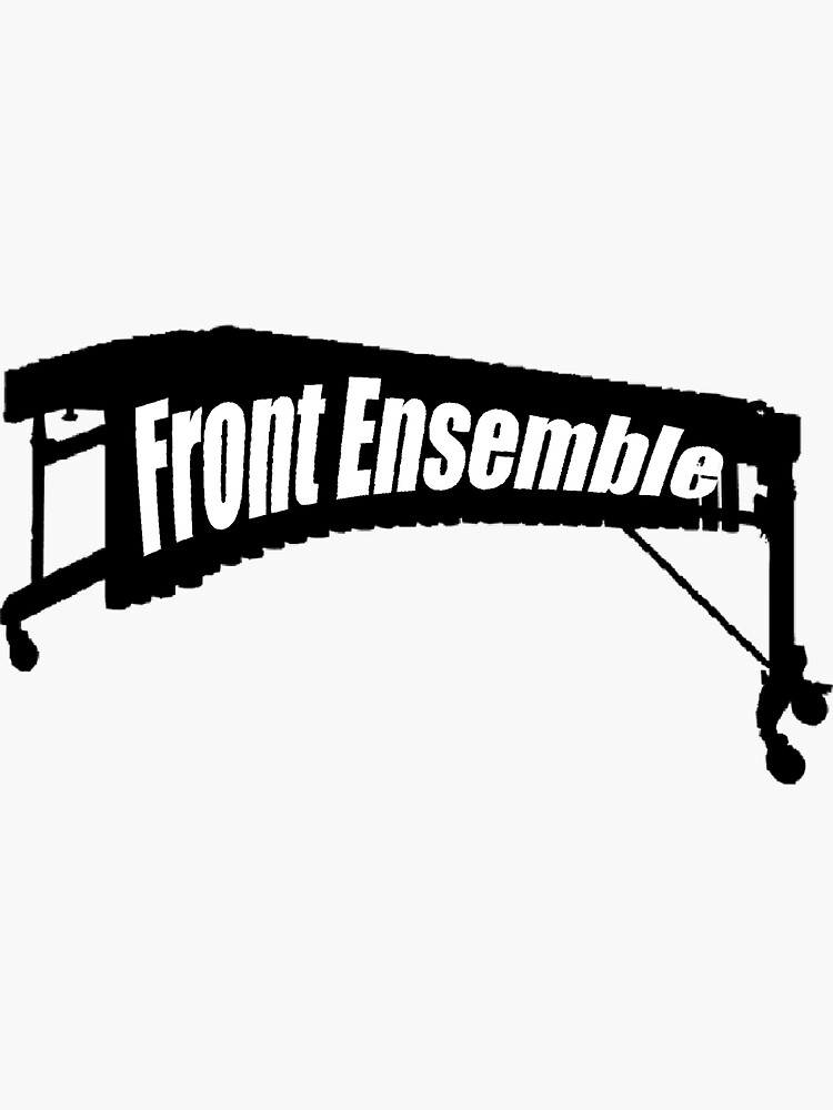 "Front Ensemble Pit Design" Sticker for Sale by sketch-mutt | Redbubble