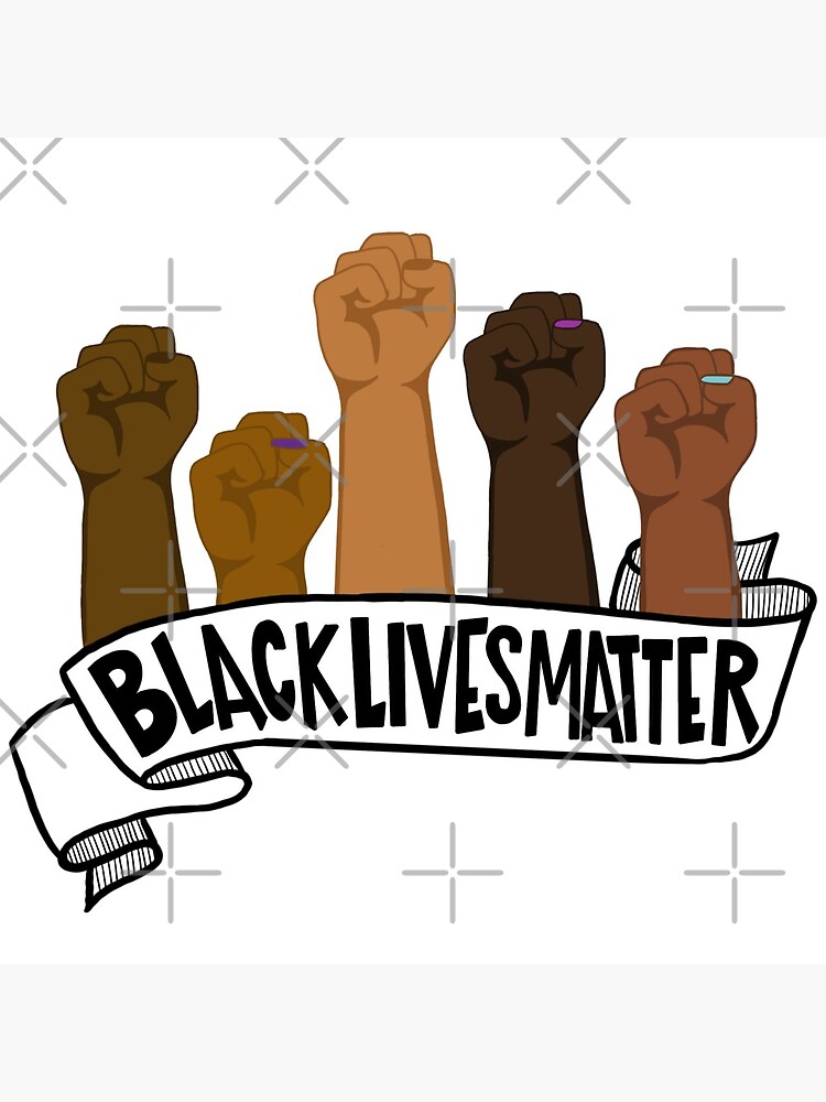 "BLM!" Art Print for Sale by cassis5 | Redbubble