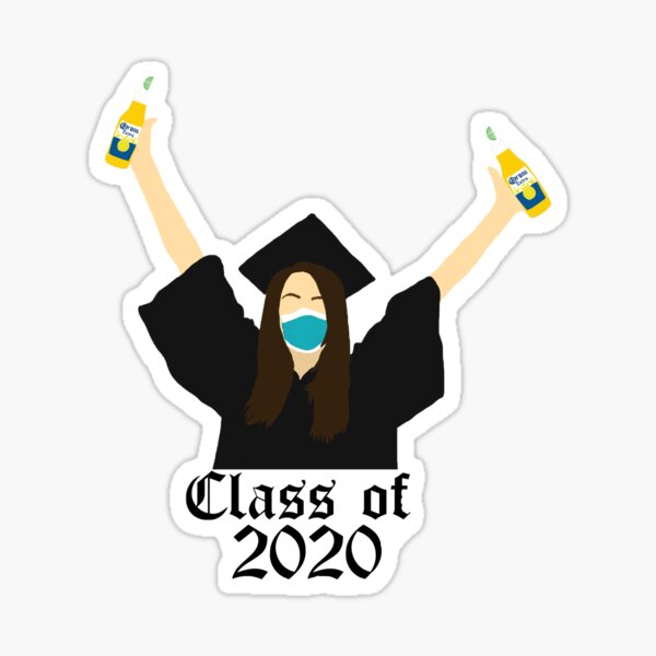 "Corona class of 2020" Sticker for Sale by erikavsvs | Redbubble