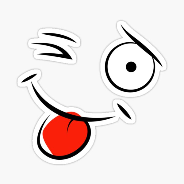"Winky Smiley" Sticker for Sale by nrb313 | Redbubble