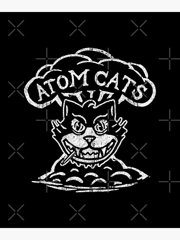 "Atom Cats" Poster for Sale by huckblade | Redbubble