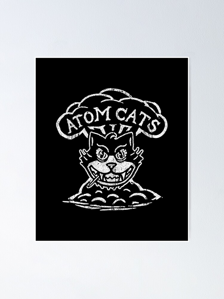 "Atom Cats" Poster for Sale by huckblade | Redbubble