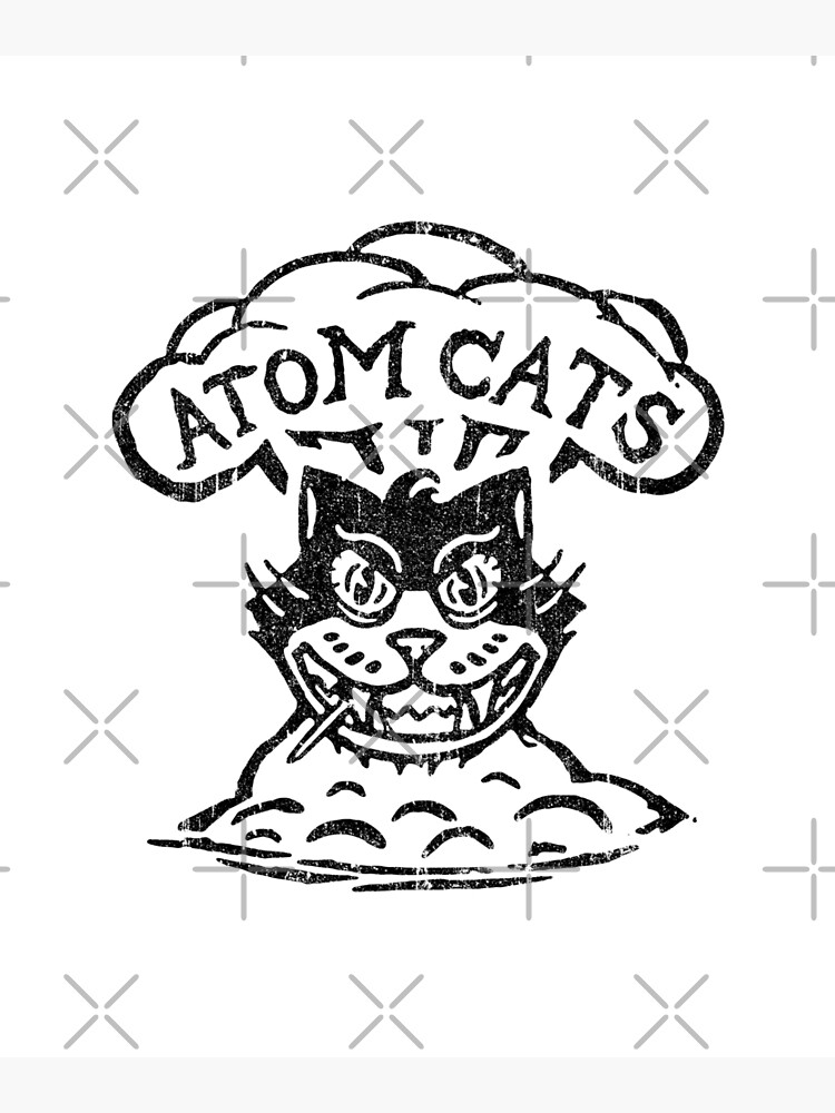 "Atom Cats (Variant)" Poster by huckblade | Redbubble