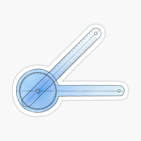 "Goniometer" Sticker for Sale by mbrockman | Redbubble