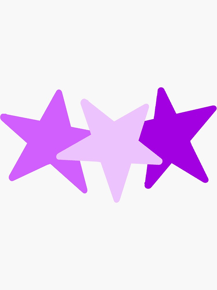 "stars - purple scale" Sticker by ecletaesthetic | Redbubble