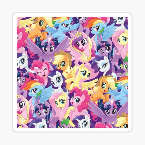 "Ponies" Sticker by slycooper2000 | Redbubble