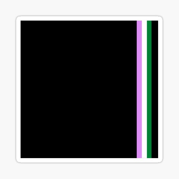 "Subtle Retro genderqueer Flag " Sticker for Sale by apileofschist ...