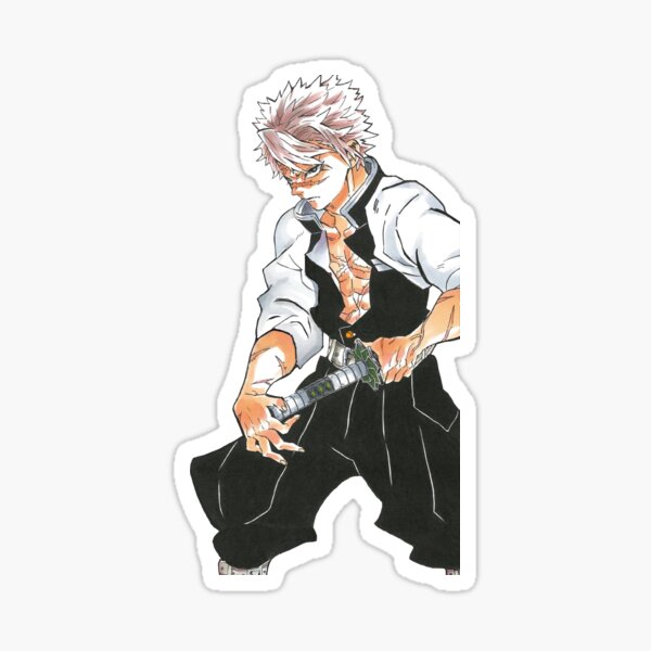 "Sanemi Kimetsu no Yaiba" Sticker von Shinobuuu | Redbubble