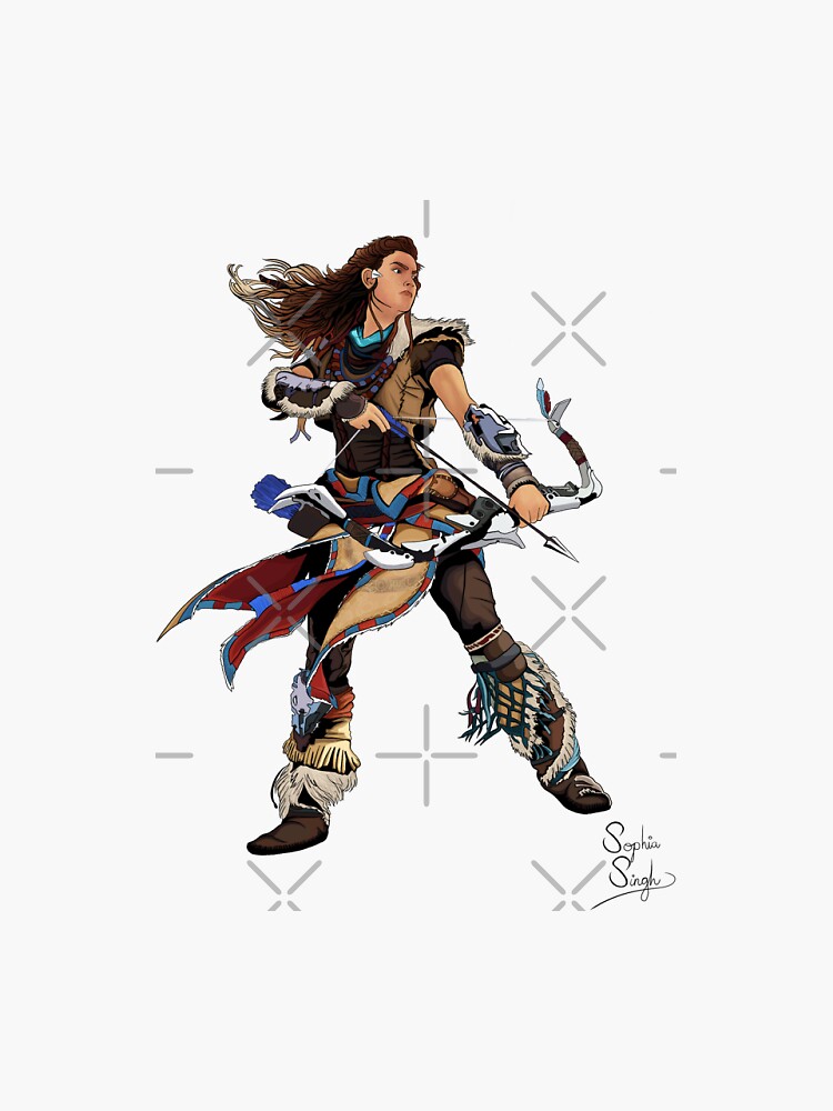 "Horizon zero dawn " Sticker for Sale by Max16042 | Redbubble