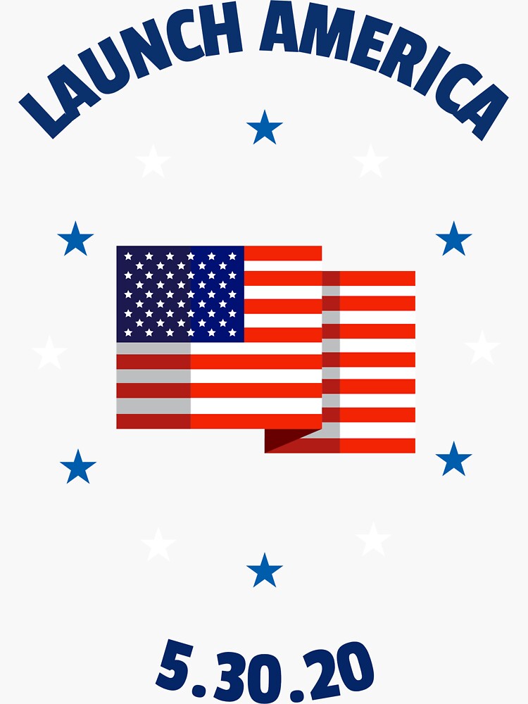 "Launch America" Sticker by lenne88 | Redbubble