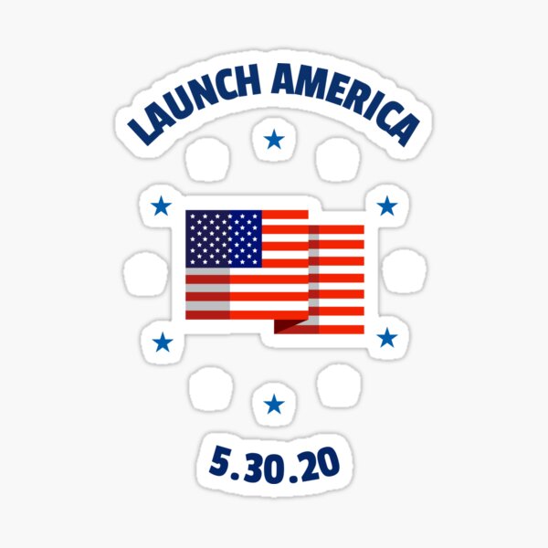 "Launch America" Sticker by lenne88 | Redbubble