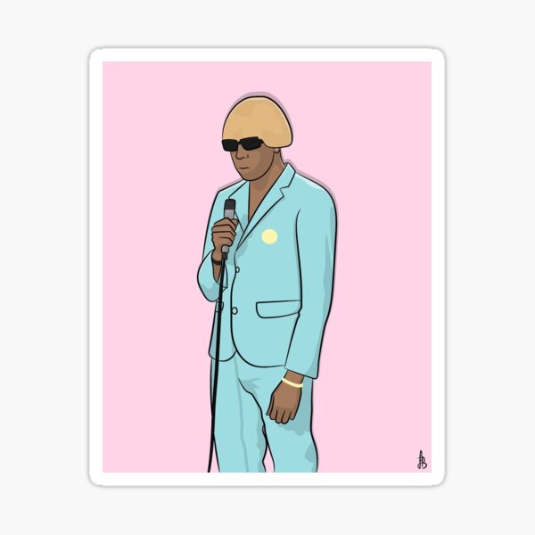 "tyler, the creator" Sticker by fijianputa | Redbubble