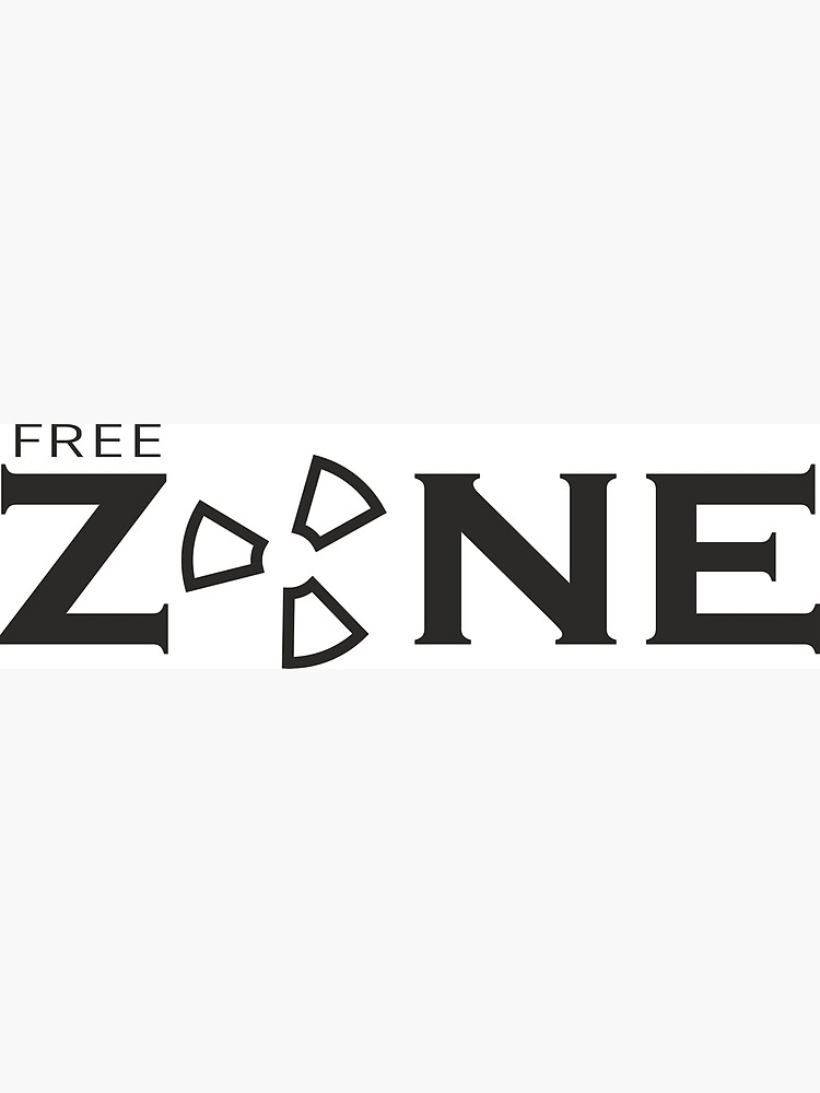 "Free Zone logo" Art Print for Sale by kammomile | Redbubble