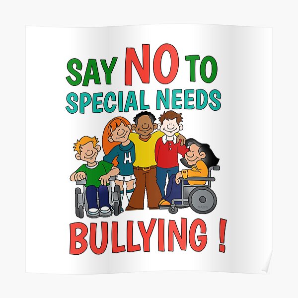 "special needs" Poster for Sale by TopDesignArt | Redbubble