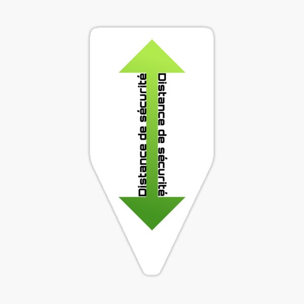 "Covid19 safety distance" Sticker for Sale by Stickone | Redbubble