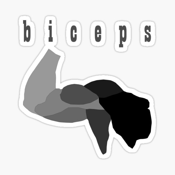 Biceps Stickers | Redbubble