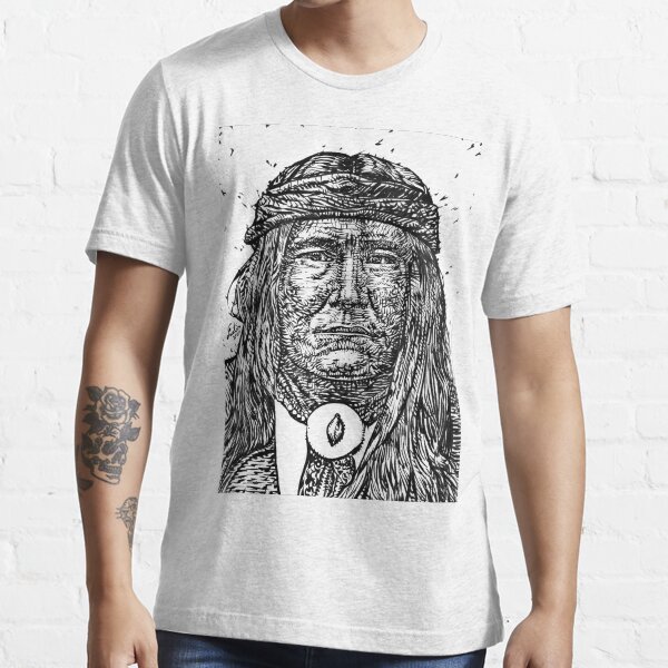 "COCHISE ink portrait.1" T-shirt for Sale by lautir | Redbubble ...