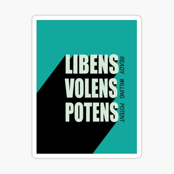 "stoicism inspired typography design to show your readiness" Sticker by ...