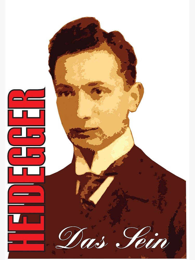 "Martin Heidegger Das Sein" Art Print by DJVYEATES | Redbubble