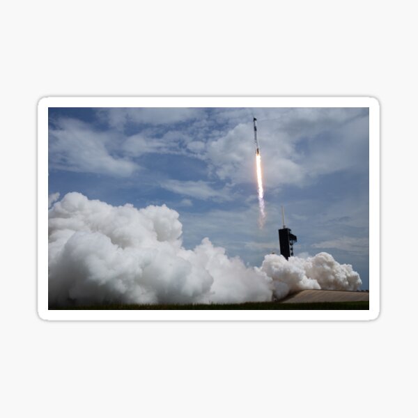 "SpaceX and NASA Demo-2 Launch" Sticker by Star-Citizen | Redbubble