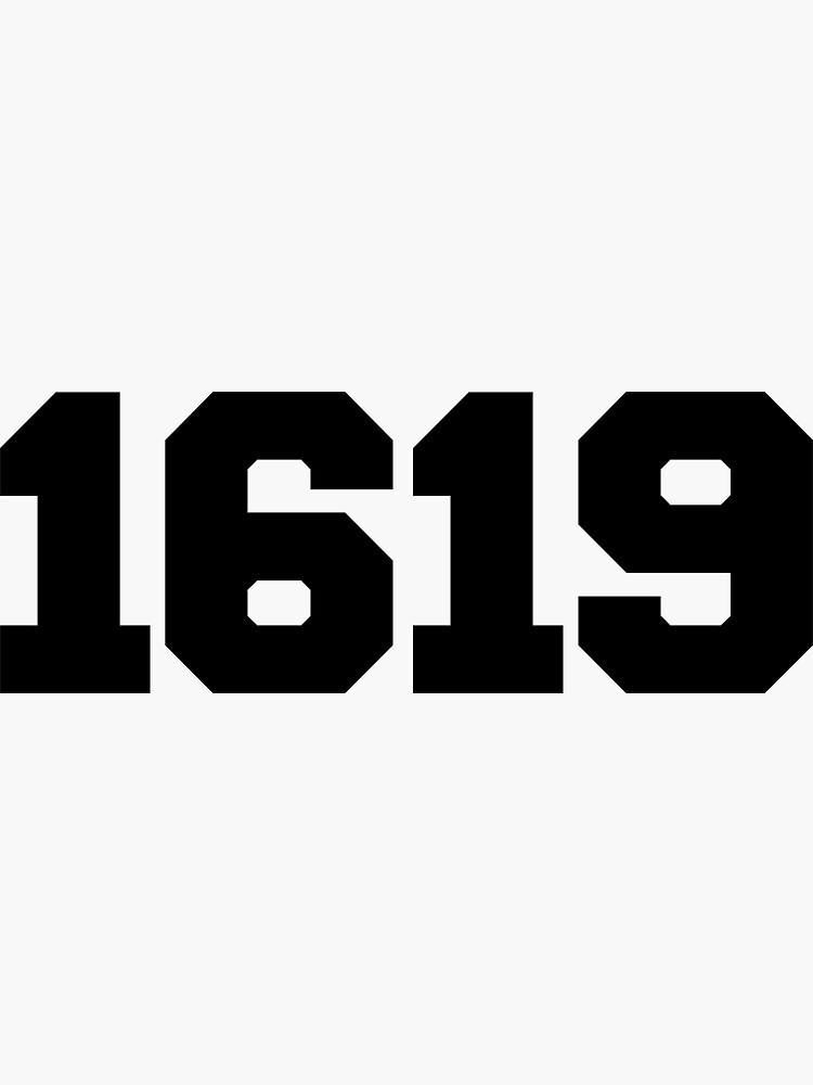 "1619 African American Black History" Sticker for Sale by ...