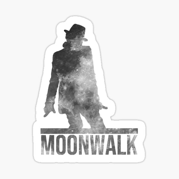 "Moonwalk" Sticker by samasa66 | Redbubble