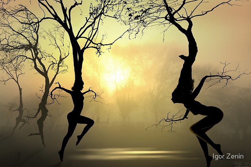 "Dancing Trees" by Igor Zenin | Redbubble