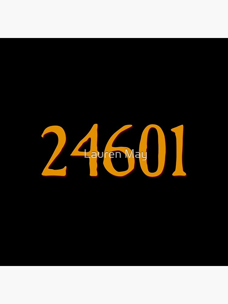 "Jean Valjean - 24601 - Les Miserables" Clock for Sale by meglauren ...