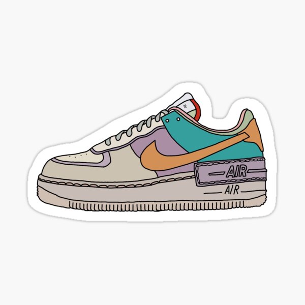 Nike Af1 Stickers | Redbubble
