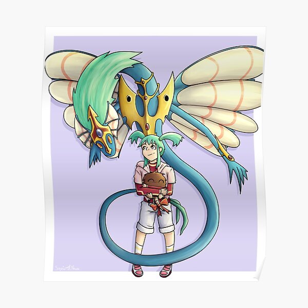 "Luna/Luca and Ancient Fairy Dragon" Poster by SquirrelNova | Redbubble