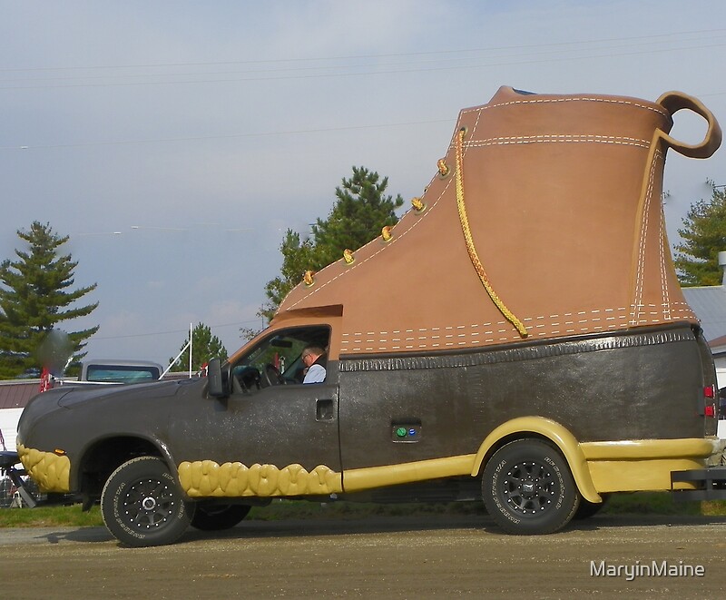 "LL Bean Boot Mobile" by MaryinMaine | Redbubble