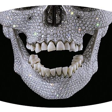 "Diamond Skull Jaw Face Mask" Mask for Sale by phunknomenon | Redbubble