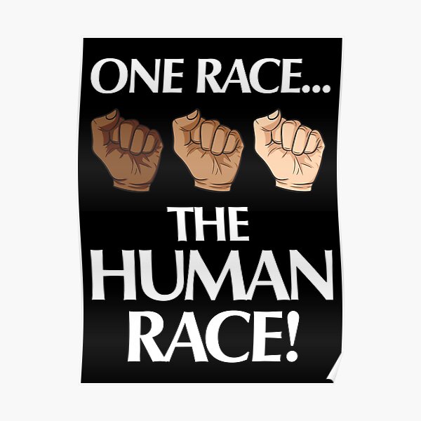 "One Race The Human Race Human Rights Equality Men Women T-Shirt Power ...